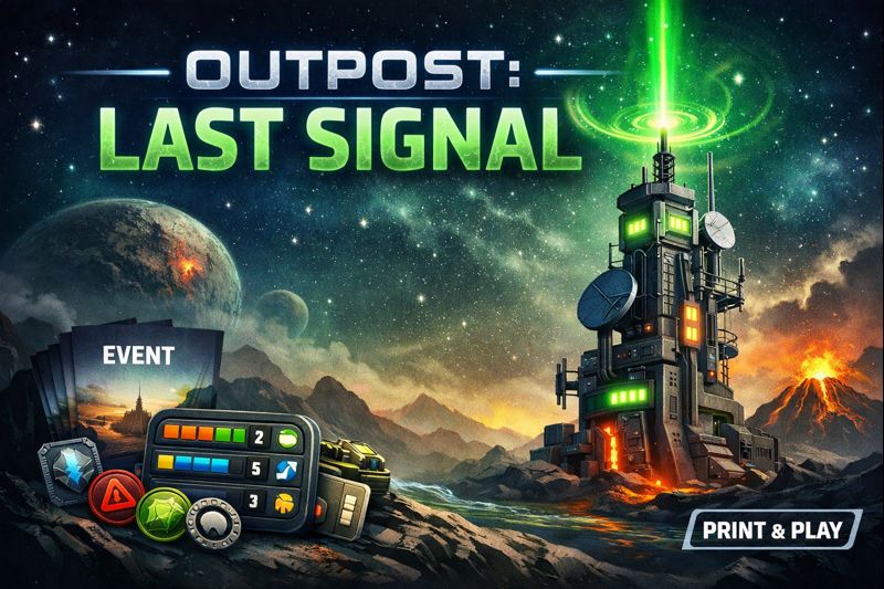 Outpost;Last Signal by corskii for 2025- Board Game Design — Final ...