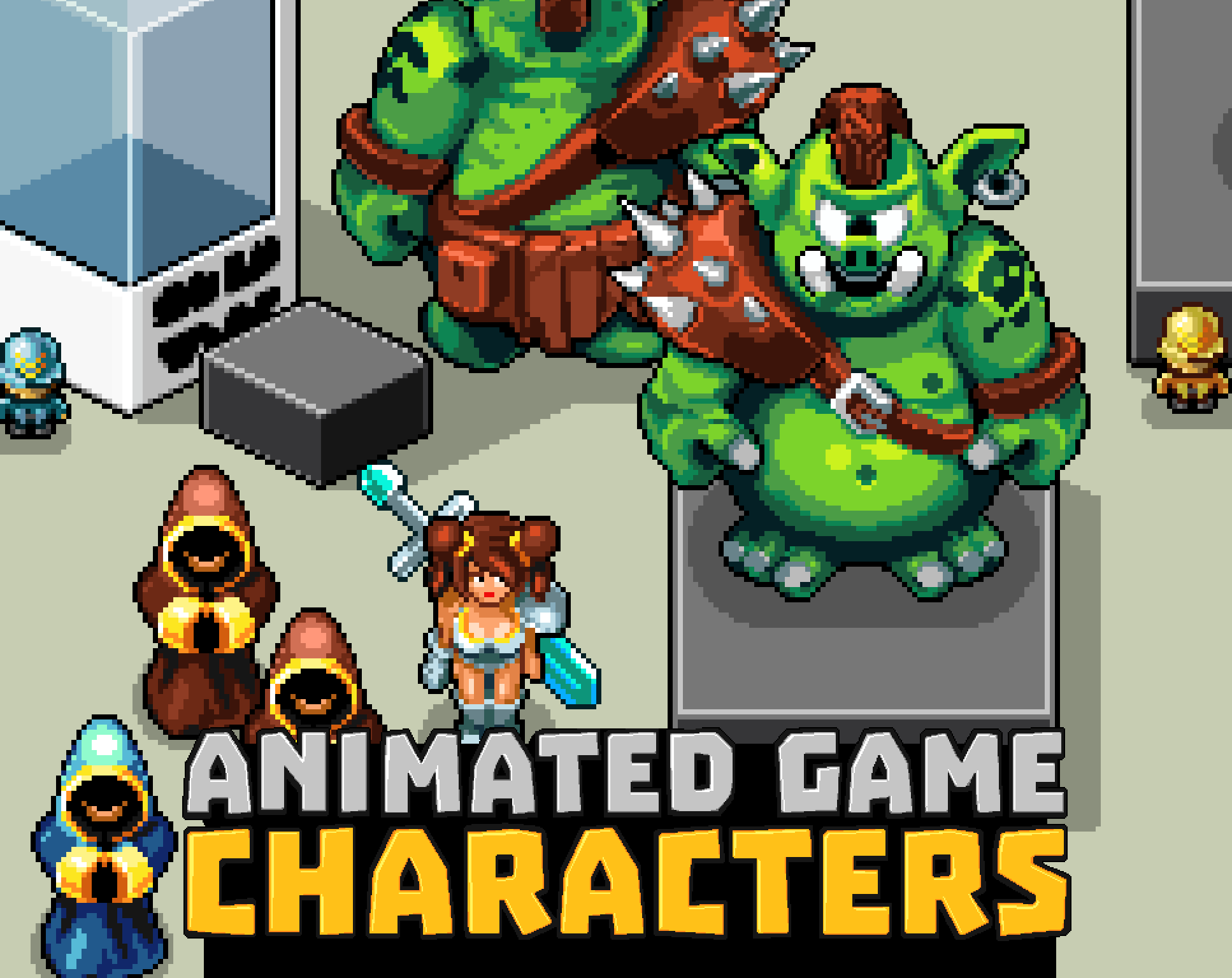 Huge batch of new characters! - Animated Game Characters by Atomic Realm