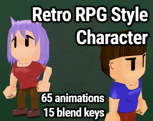 Retro RPG Style Character by Broccolily