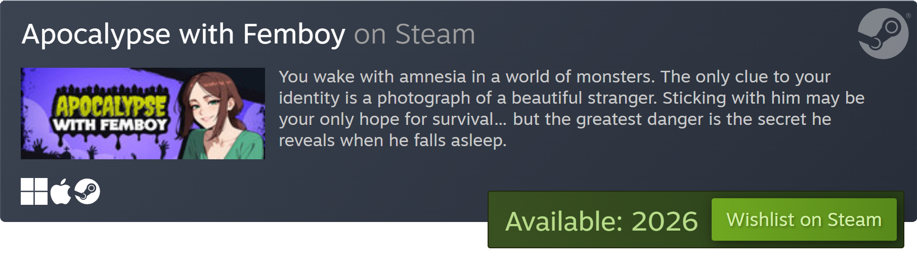 Apocalypse With Femboy Full Game Release Date Announced Android 8797