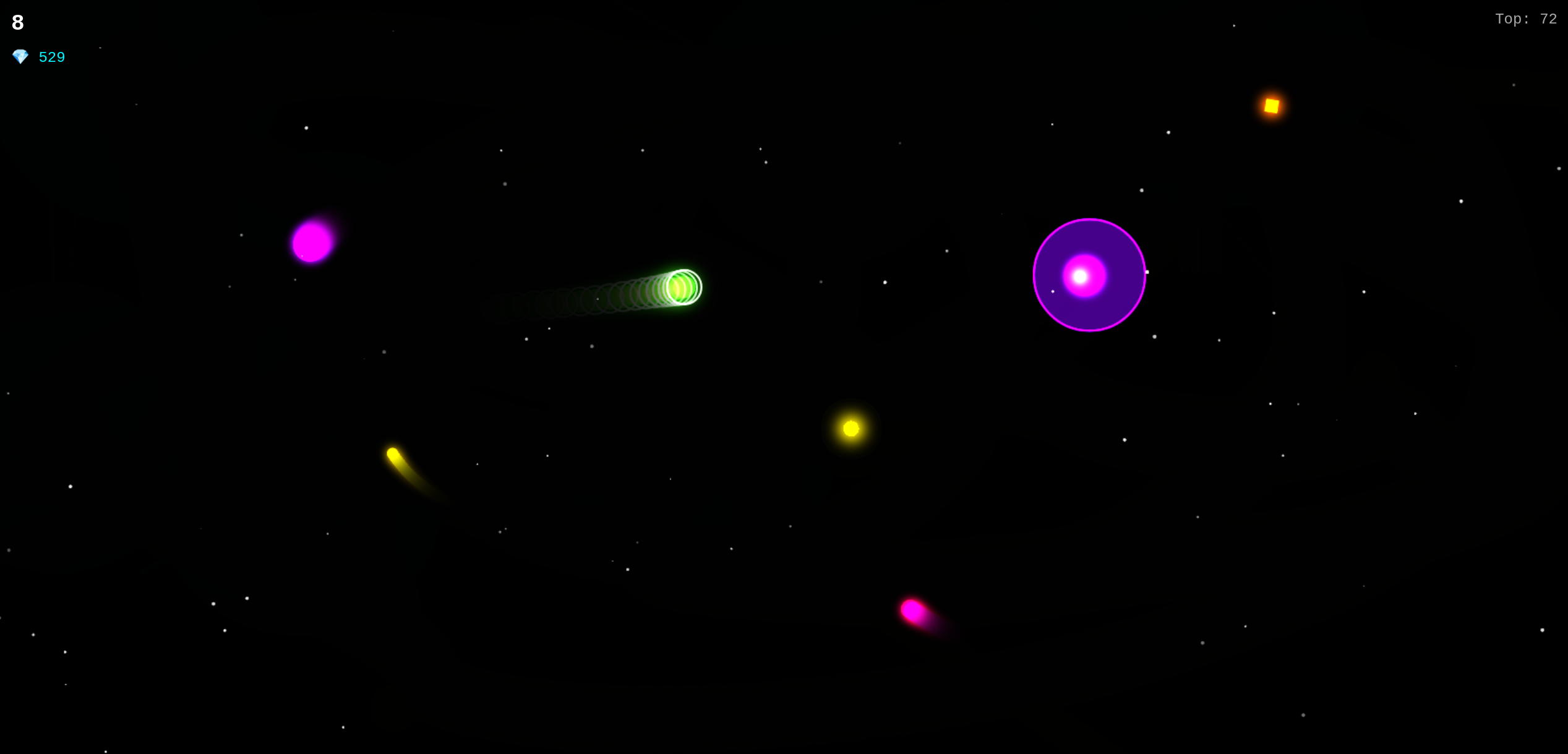 Update: Spinning Vortexes & Boss Patterns! - Neon Rush: Overdrive by pazoff