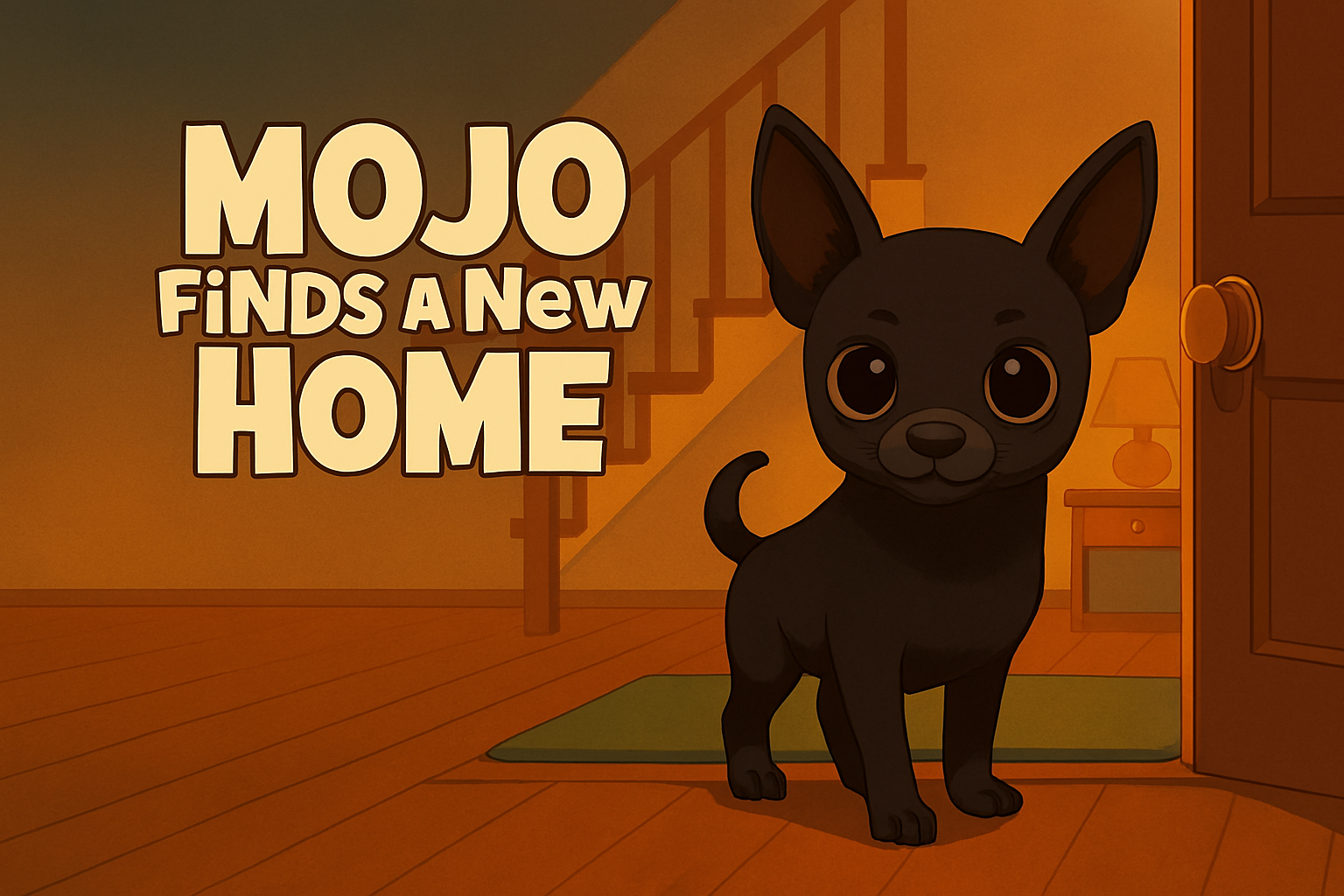 Mojo Finds A New Home by MeaningfulCausesStudio