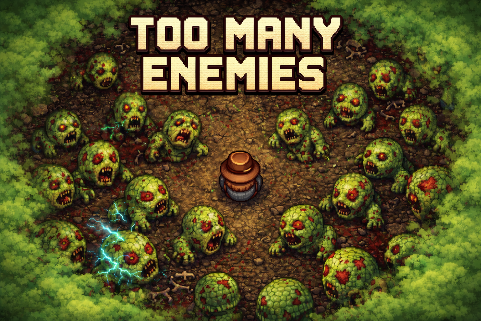 Too Many Enemies! by Tappy Labs