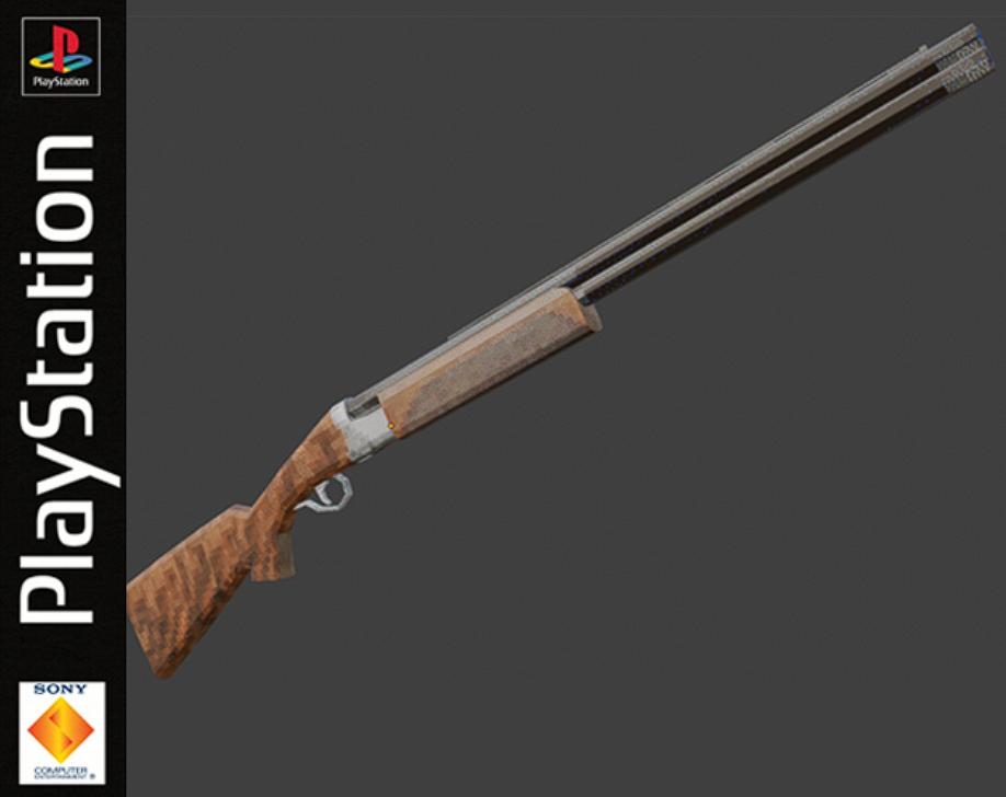 Double Barrel Shotgun PSX Style by wulfiik