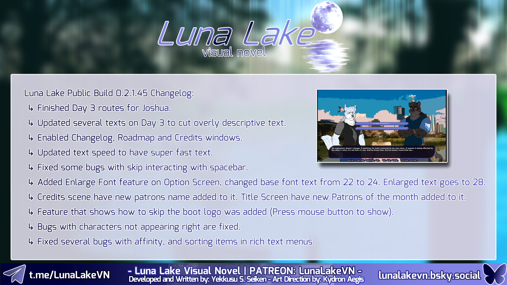 Luna Lake Public Build 0.2.1 is now available for everyone! - Luna Lake ...