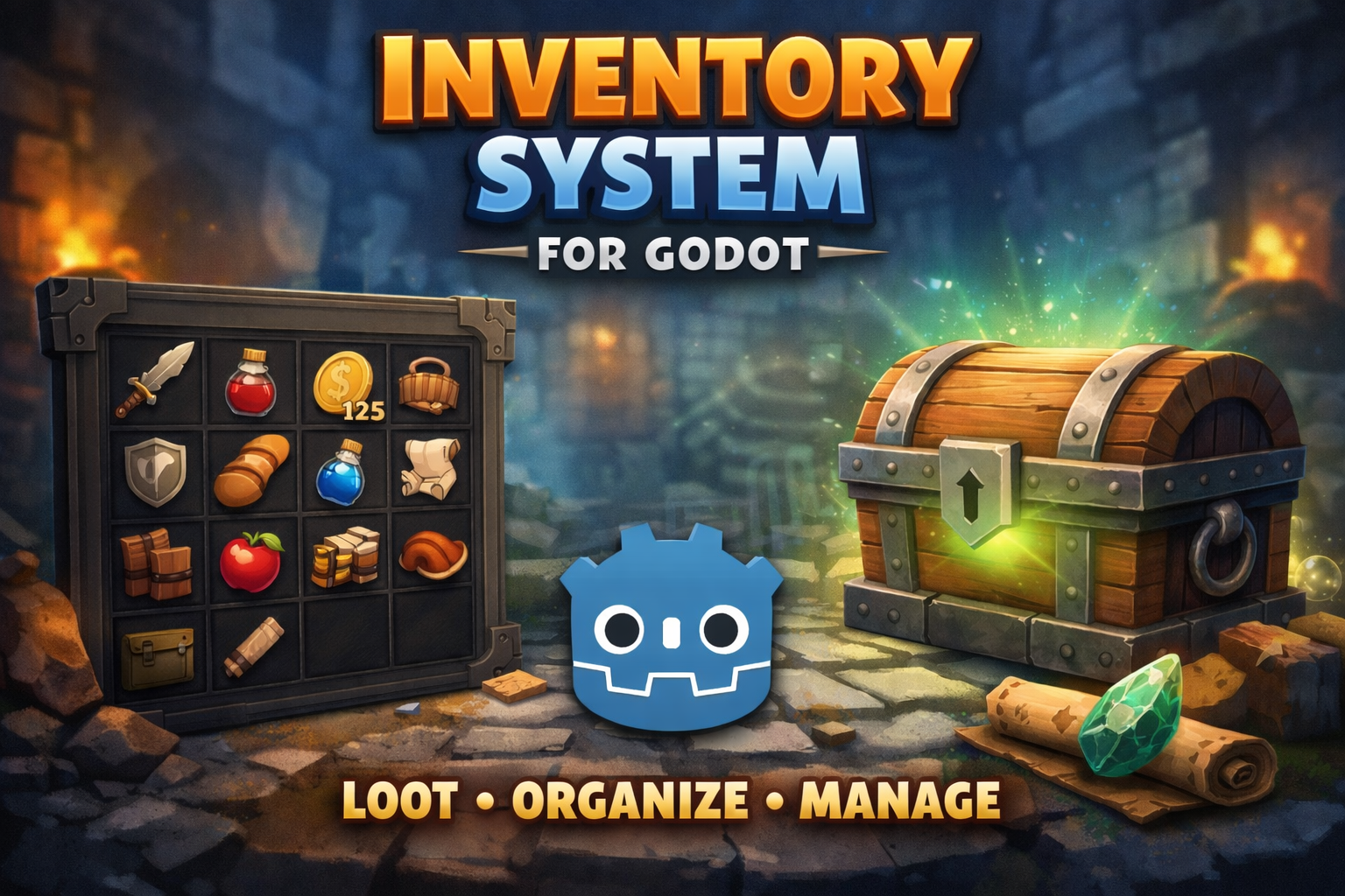 Inventory System Plugin Godot by Andrei
