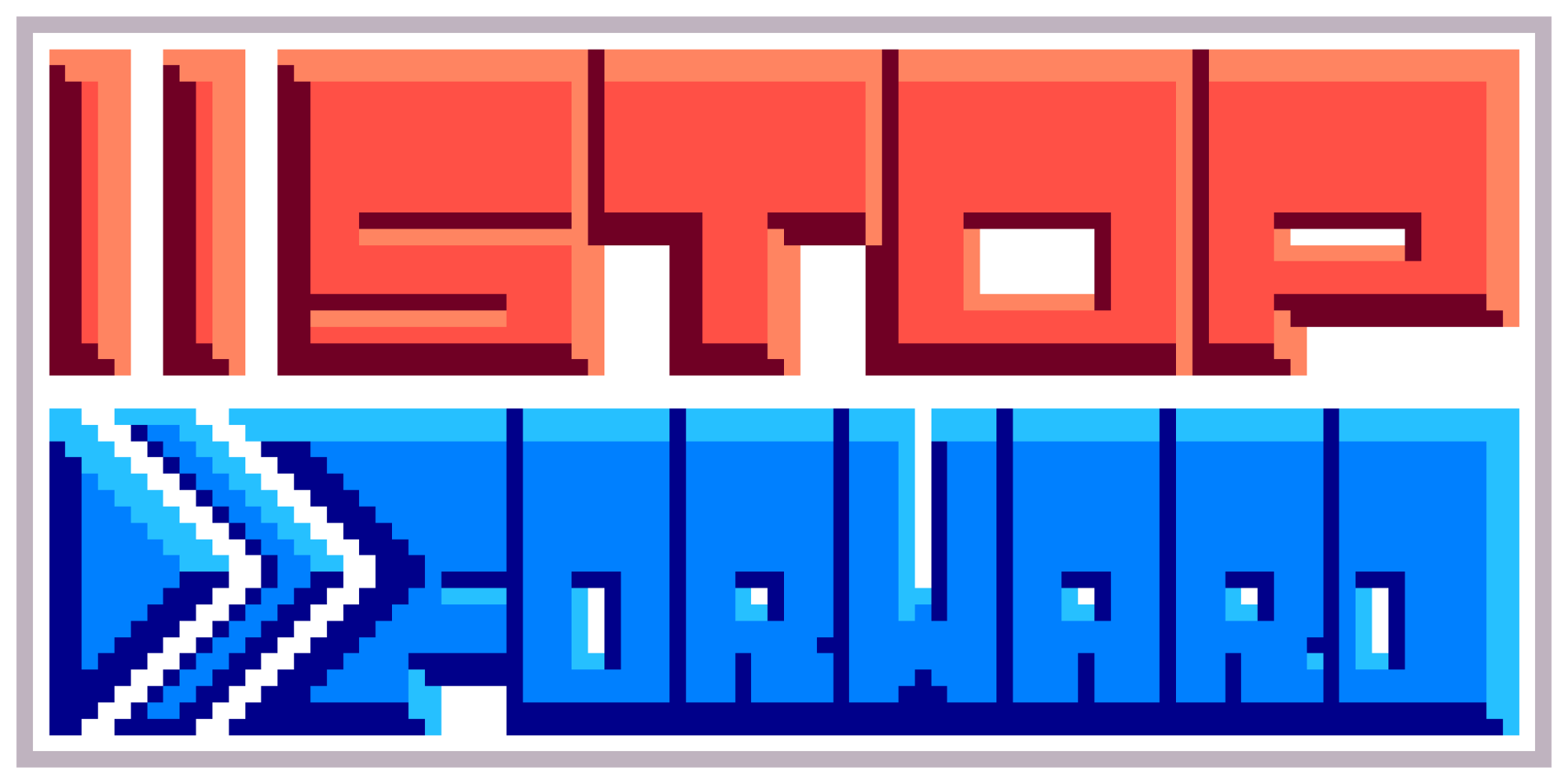 Stop Forward by soggywater321, v1man