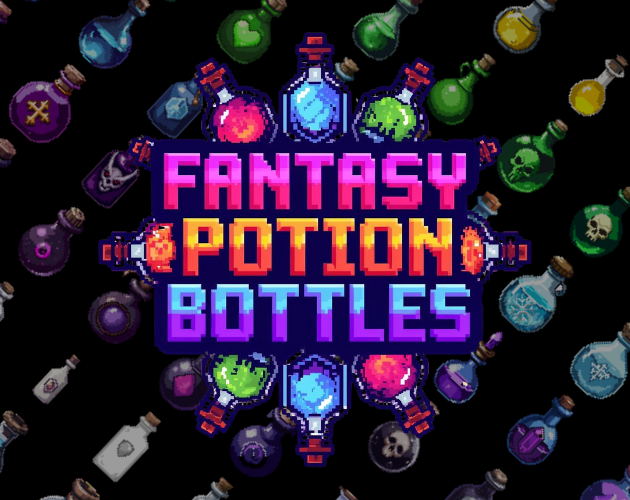 FREE + Fantasy Potion Bottles Mega Pack - itch.io