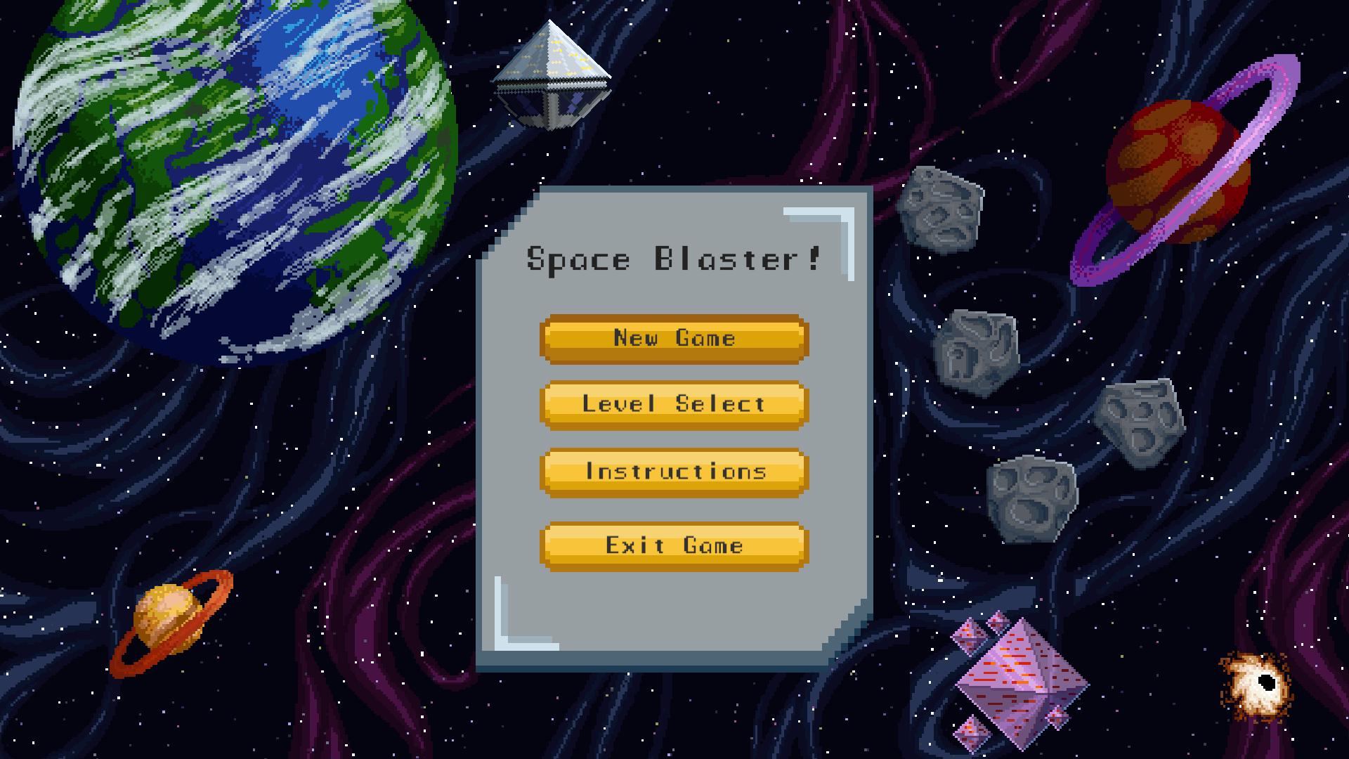2D Shooter Space Blaster by ToxicSphynx
