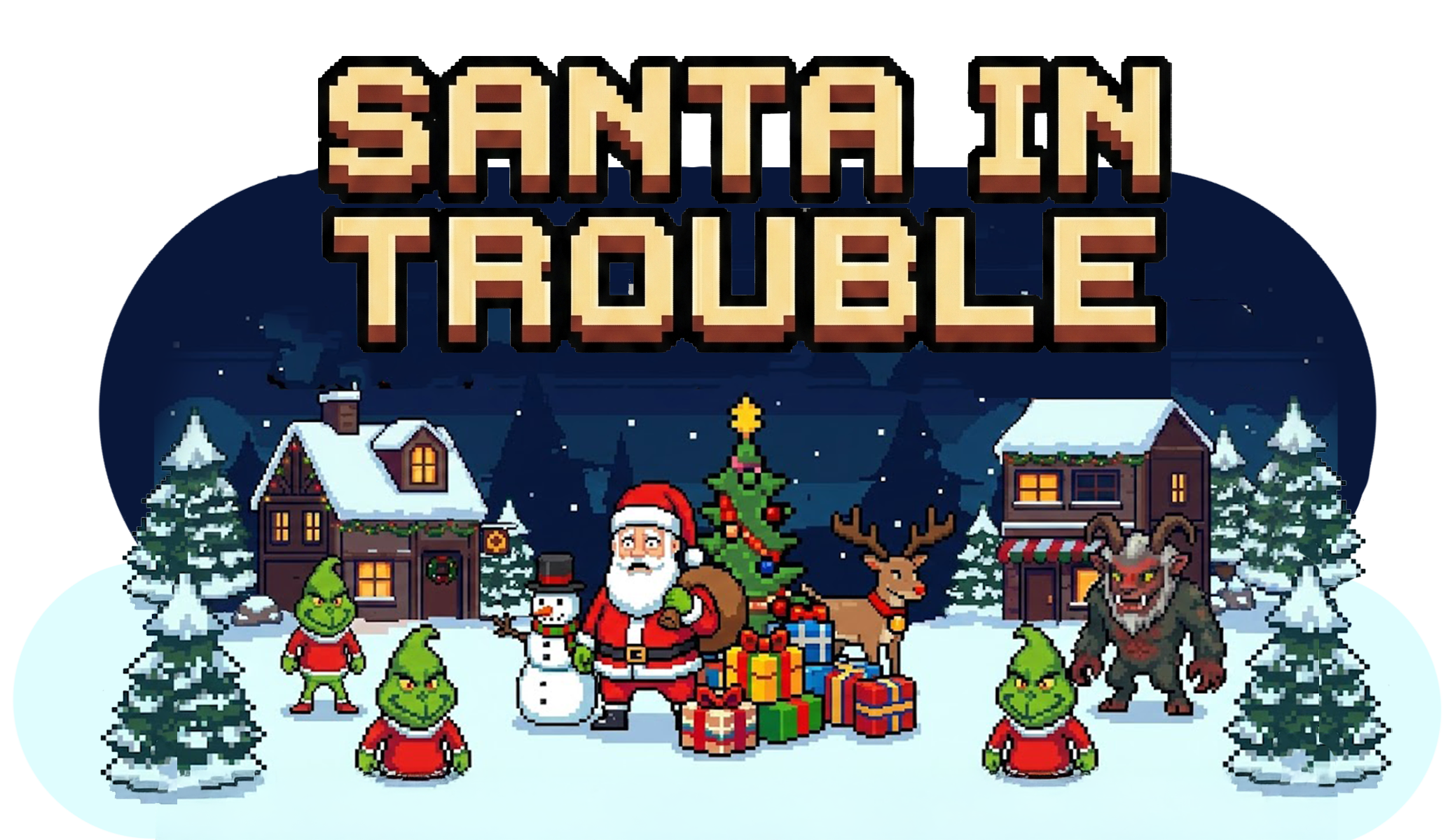 Santa in Trouble by INKD, Sahile