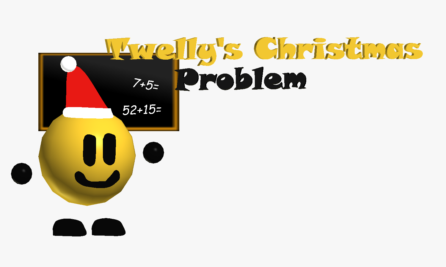 Stupid 3d rendering problem - Twelly's Christmas Problem! by Cookieo