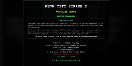 Neon City Strike 2 by 8BITVAPOR
