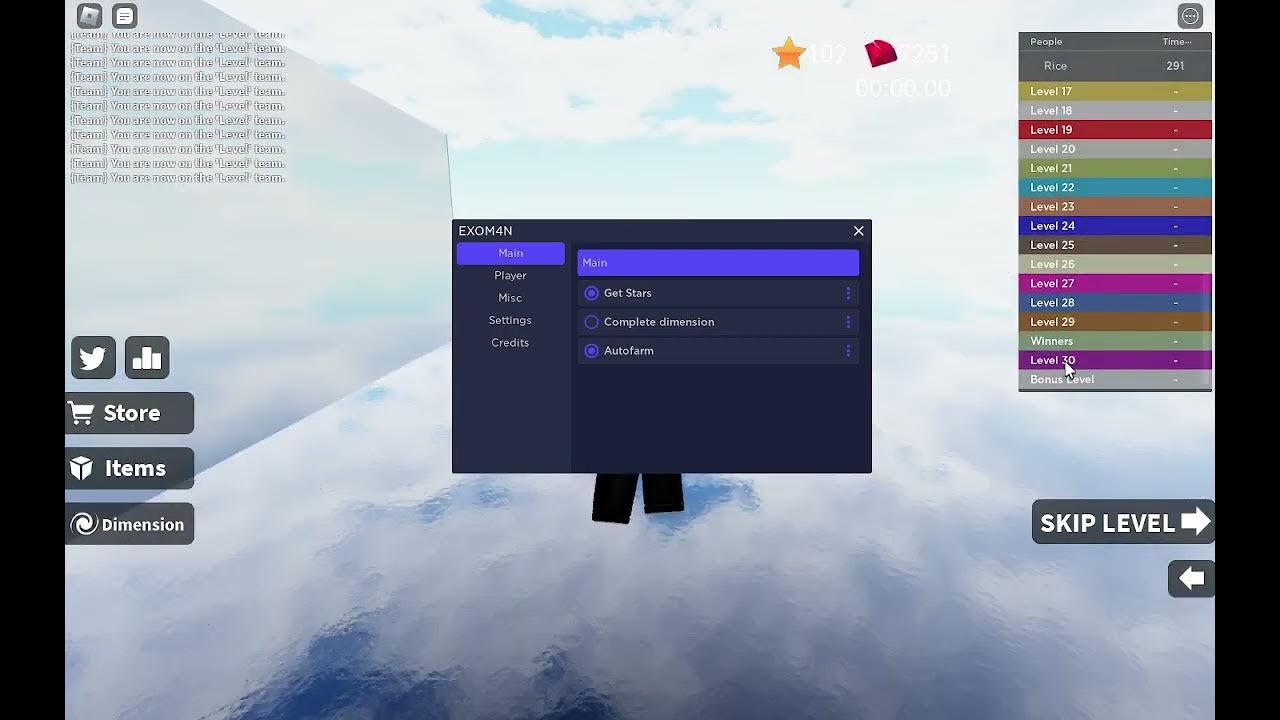 Roblox SpeedRun4 Script - itch.io
