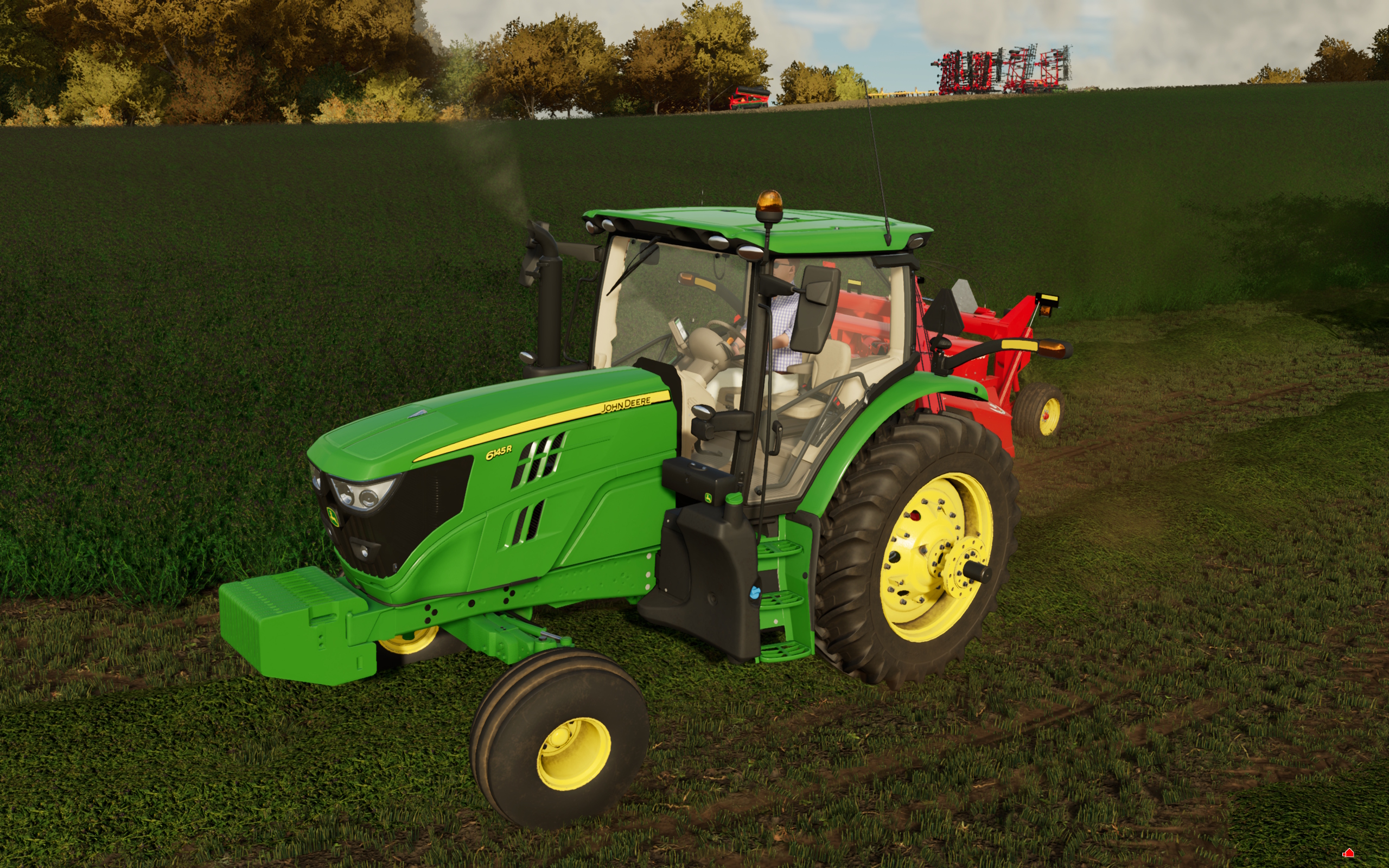 FS22 John Deere 6145R/6155R North America Edition by Green Acres Modding