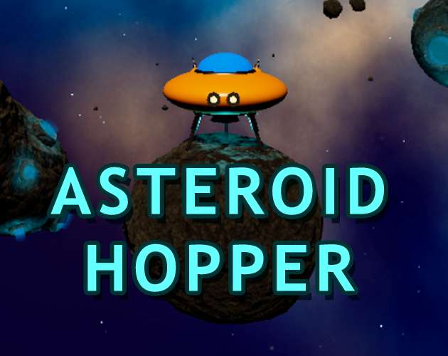 R93: Made my first 3D model in Blender :) - Asteroid Hopper by HighEnergyA