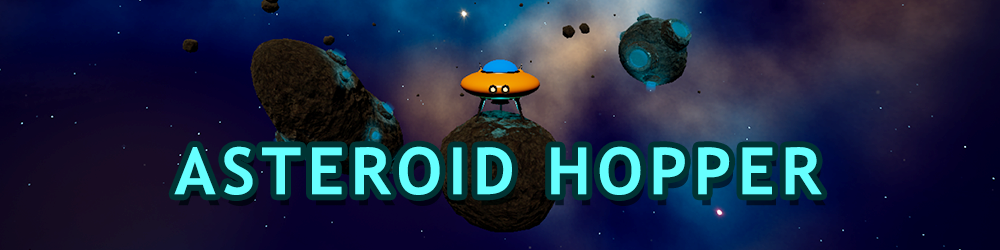 R93: Made my first 3D model in Blender :) - Asteroid Hopper by HighEnergyA