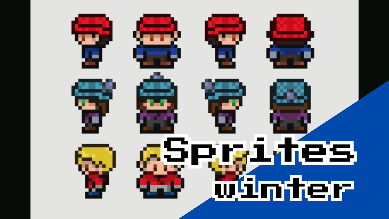 Devlog - Winter NPCs – Pixel Character Pack (16×16) by Maru