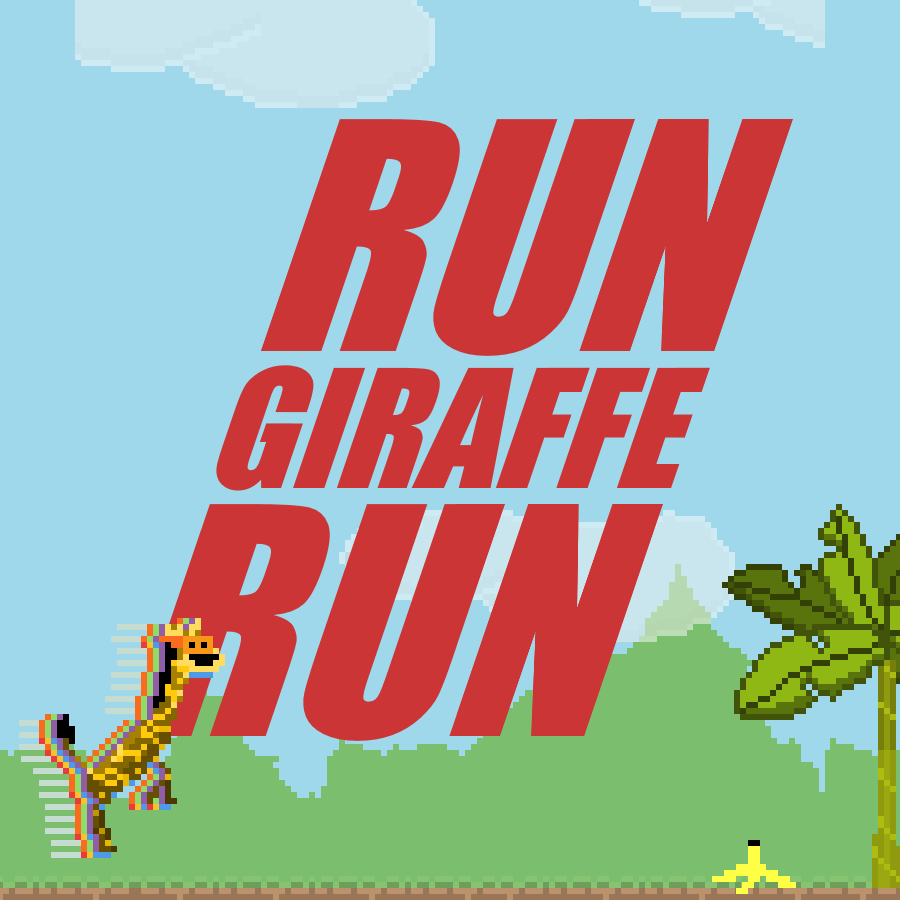 Run Giraffe Run by Thiago Hilger