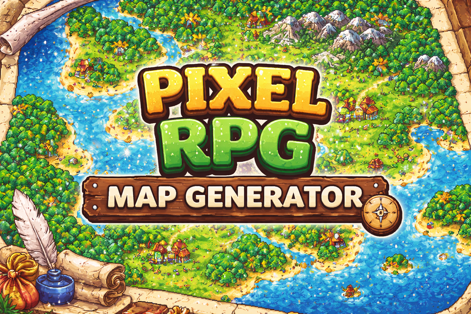 RPG map generator-Generate RPG maps in seconds by Nanosoft.inc