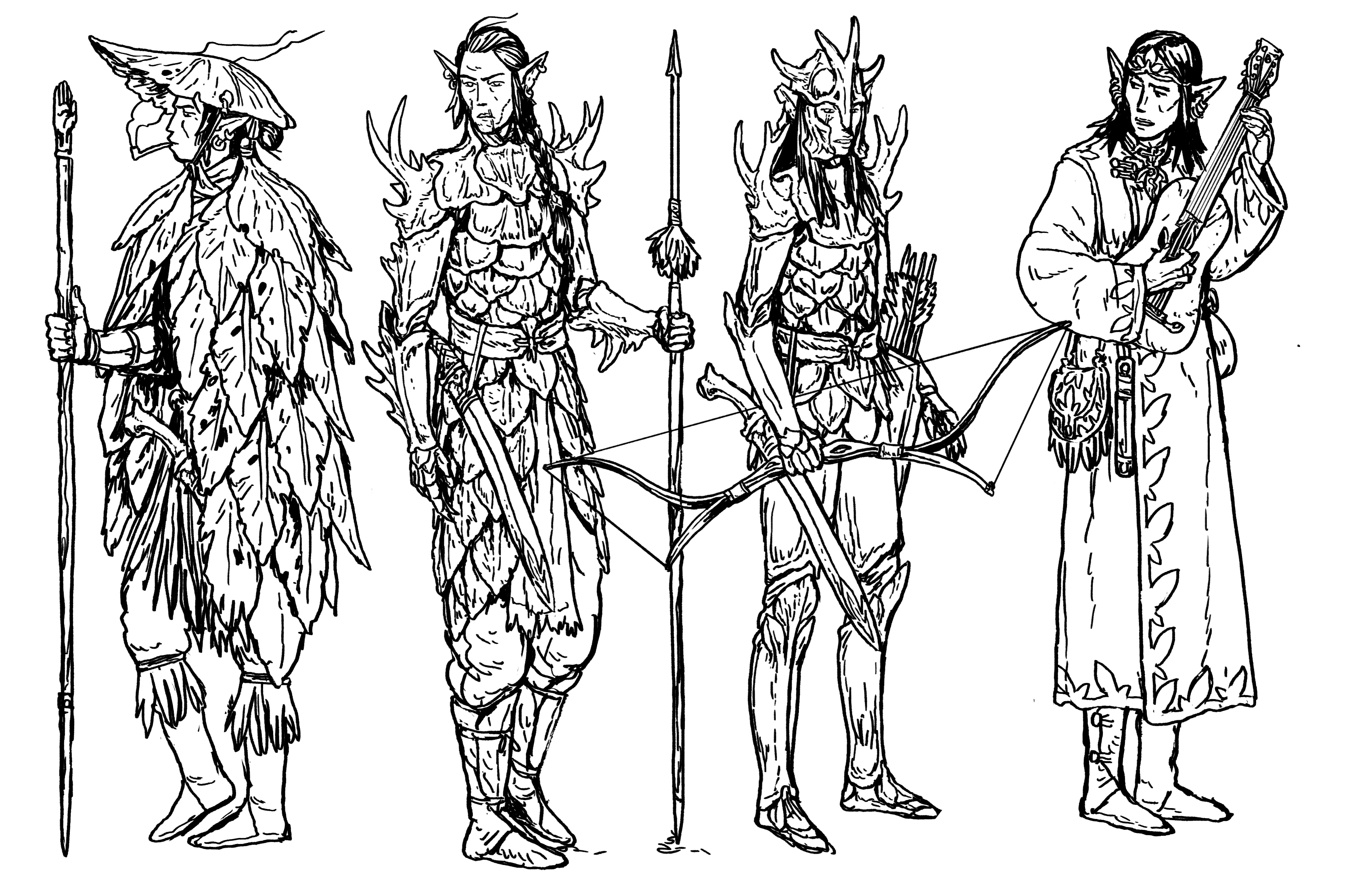 Simon Roy Art Preview - Inversion RPG by No One