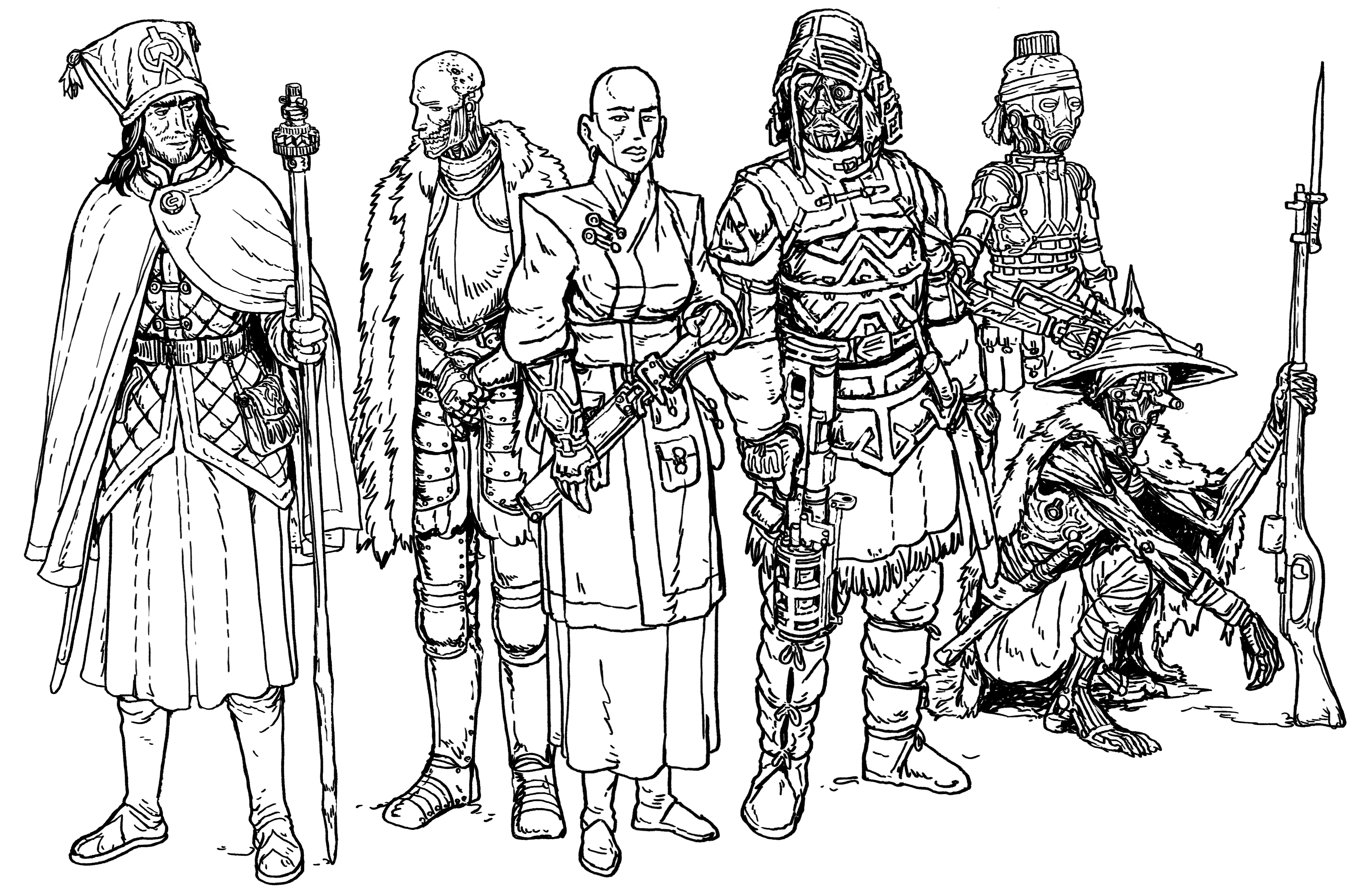 Simon Roy Art Preview - Inversion RPG by No One