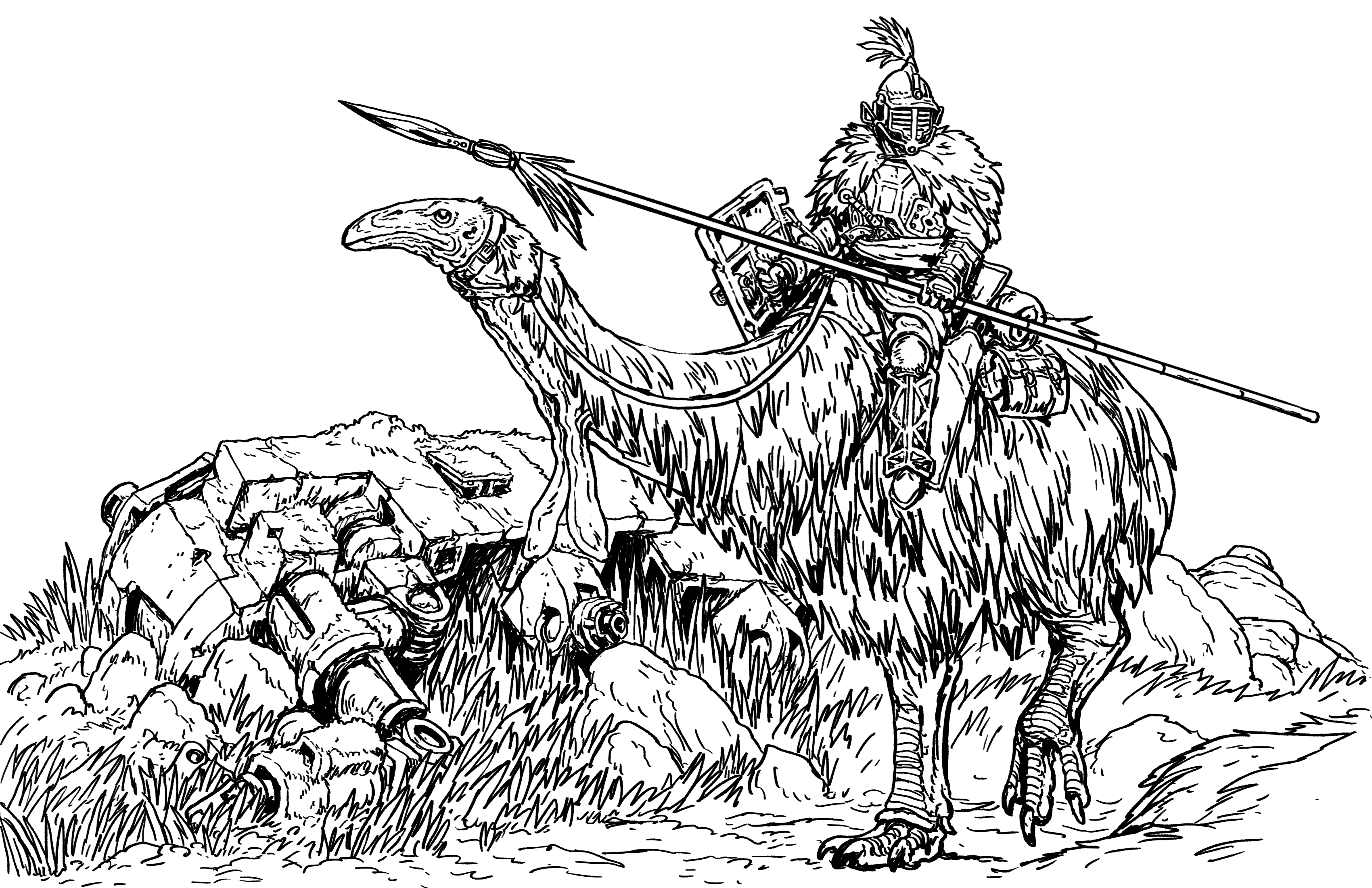 Simon Roy Art Preview - Inversion RPG by No One