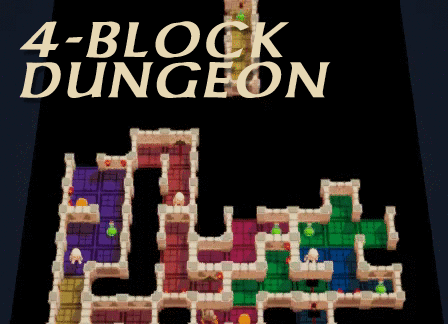4-Block Dungeon (prototype) by SquareDev