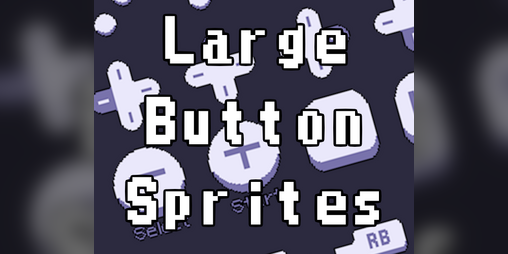 Large UI Button Sprites - Pixel by GrenadeMan81