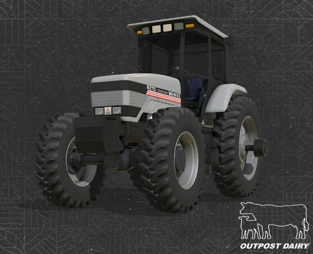 FS25 White 6100 Series V3 - FS25 White 6100 Series V3 by Outpost Dairy