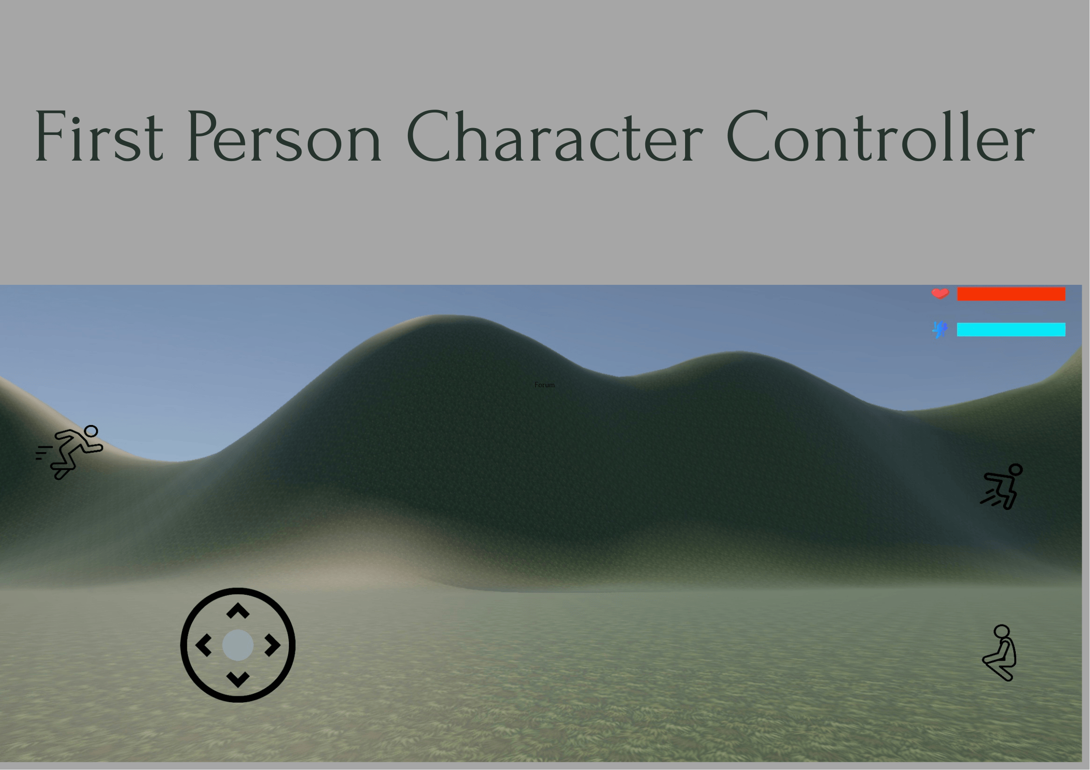 First Person Character Controller For Mobile Devices(Unity) by ...