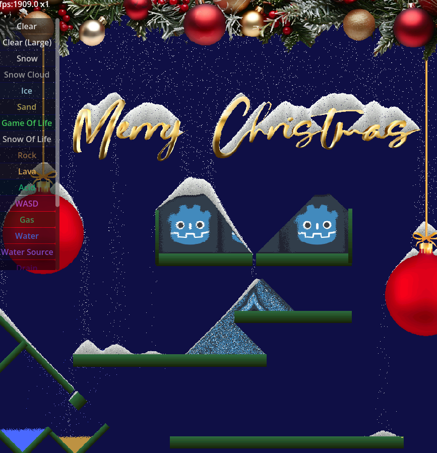 GPU Falling Snow by lukeph