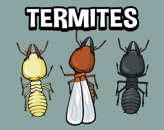Animated termite by Robert Brooks - gamedeveloperstudio.com