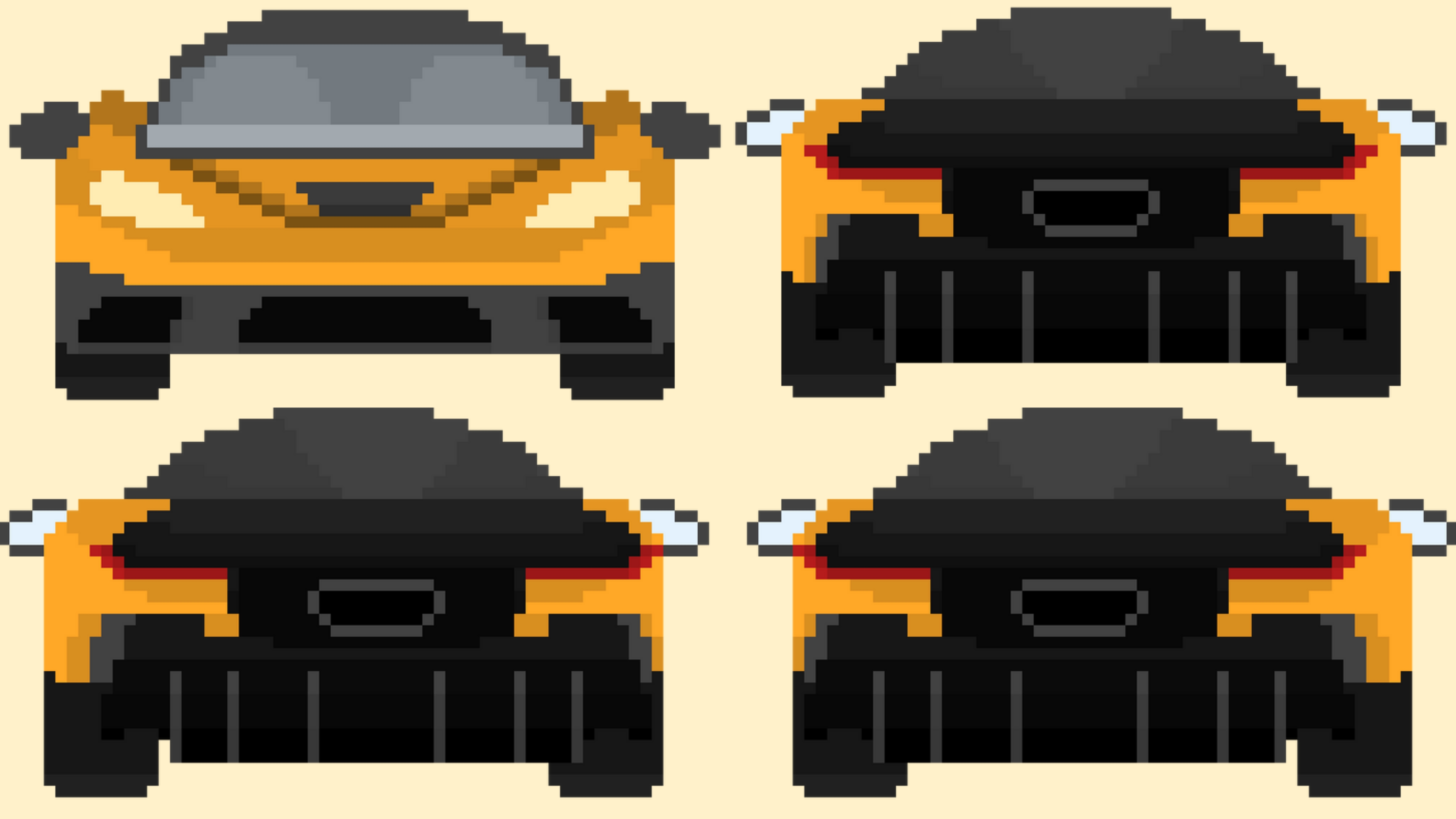 Cars Sprites Pack #4 (+3 cars animated) by Pay 'n' Sprite
