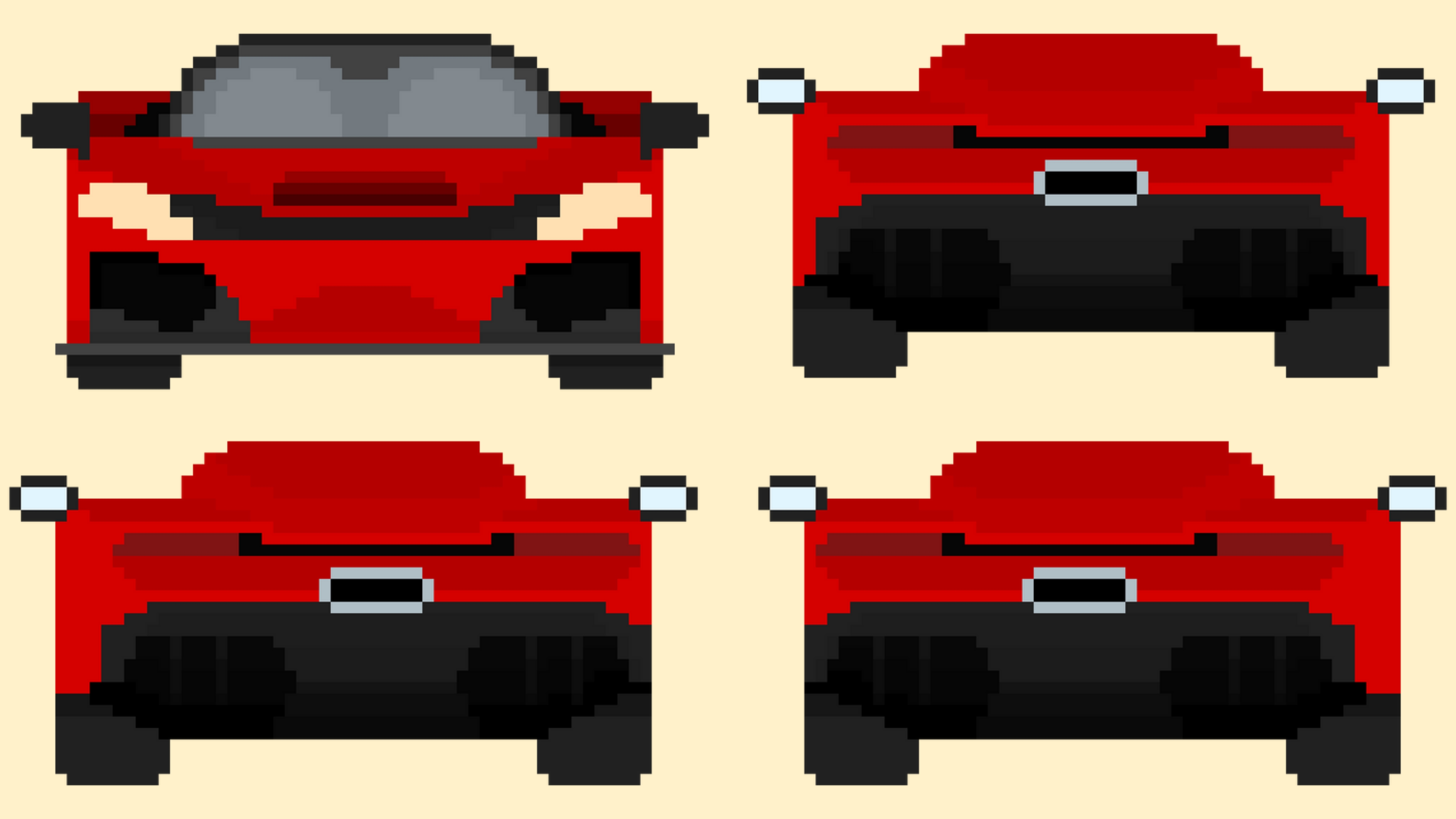 Cars Sprites Pack #4 (+3 cars animated) by Pay 'n' Sprite