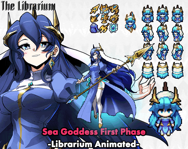 Librarium Animated - Sea Goddess First Phase by Aekashics