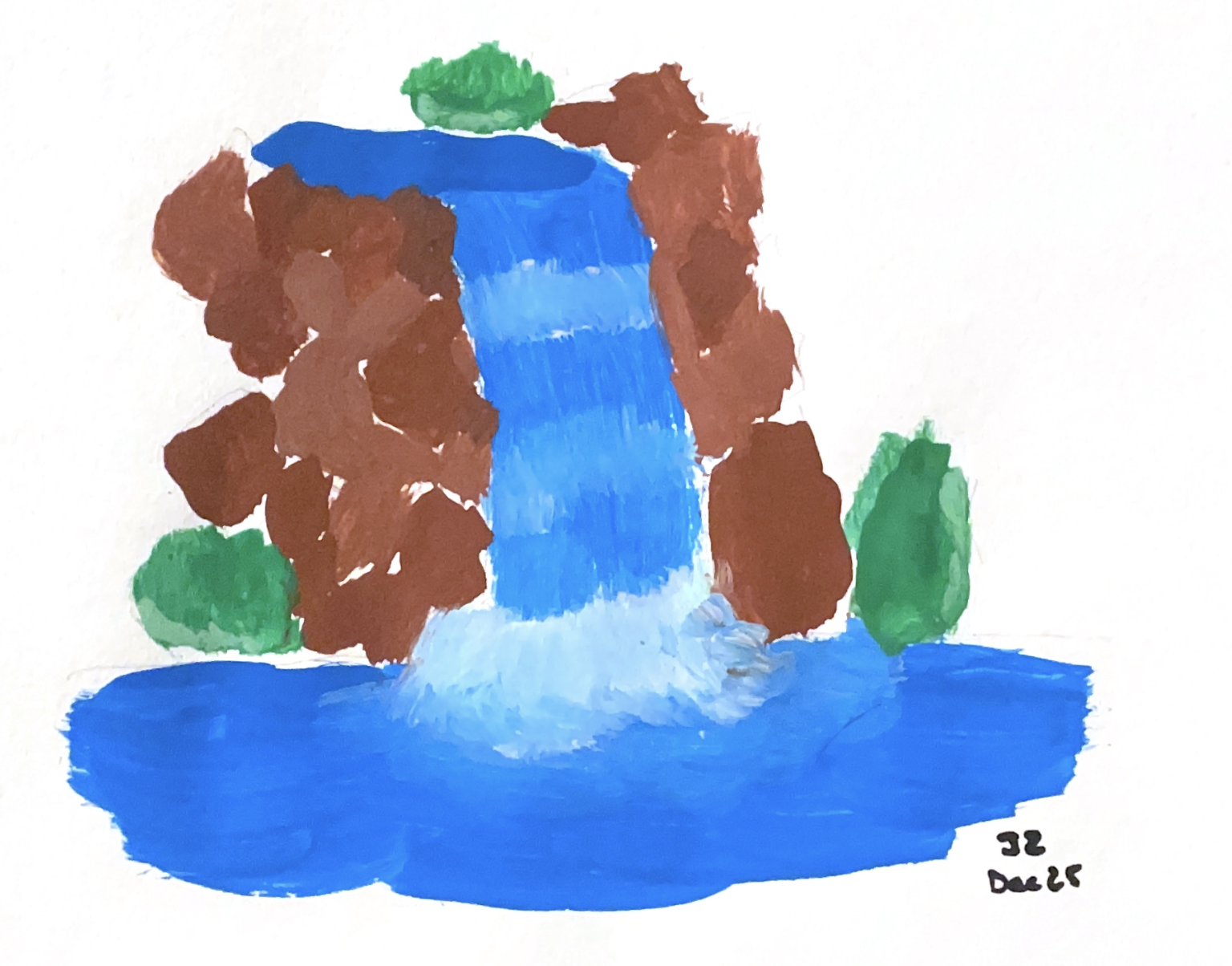 Behing the waterfall by Ju / smwhr