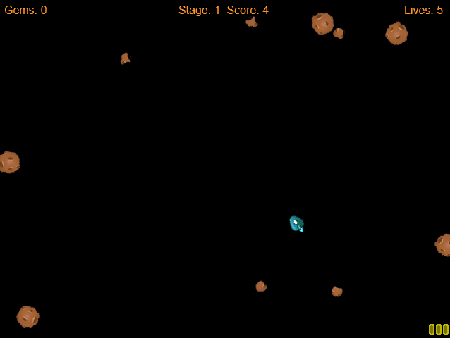 Javascript Asteroids By Cake