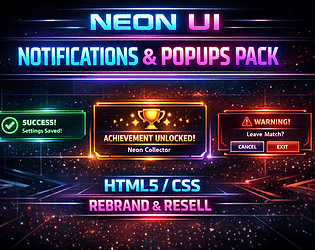 Top game assets tagged quest-popups and User Interface (UI) - itch.io