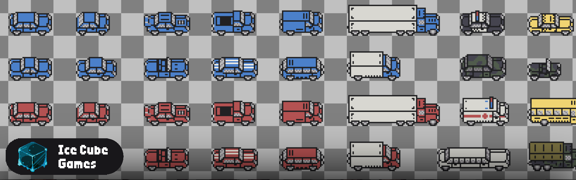 Pixel Art Cars & Trucks by Ice Cube Games