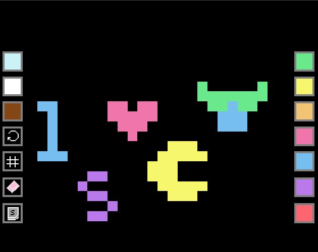 PIXEL ART Maker - High quality game template by Construct 3 Templates