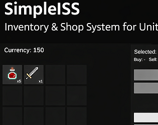 etom-dev published SimpleISS – Simple Inventory & Shop System (Unity) - itch.io