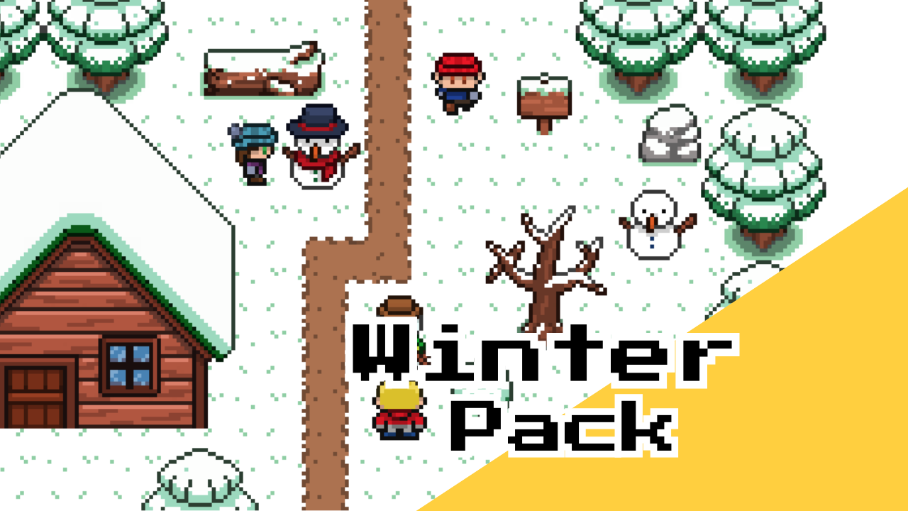 Winter Pack 1 — 16x16 pixel art Characters, Props & Environments ...