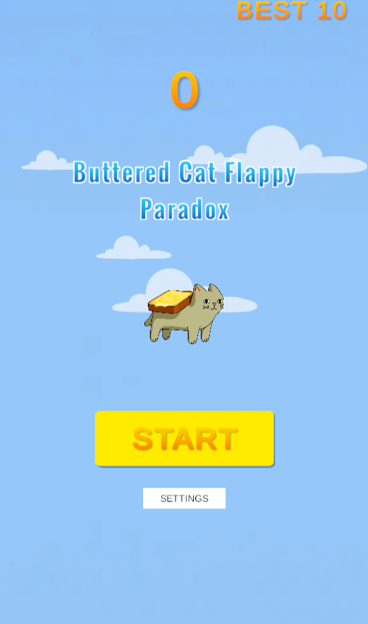 I just released my first game: Buttered Cat Flappy Paradox - Release ...