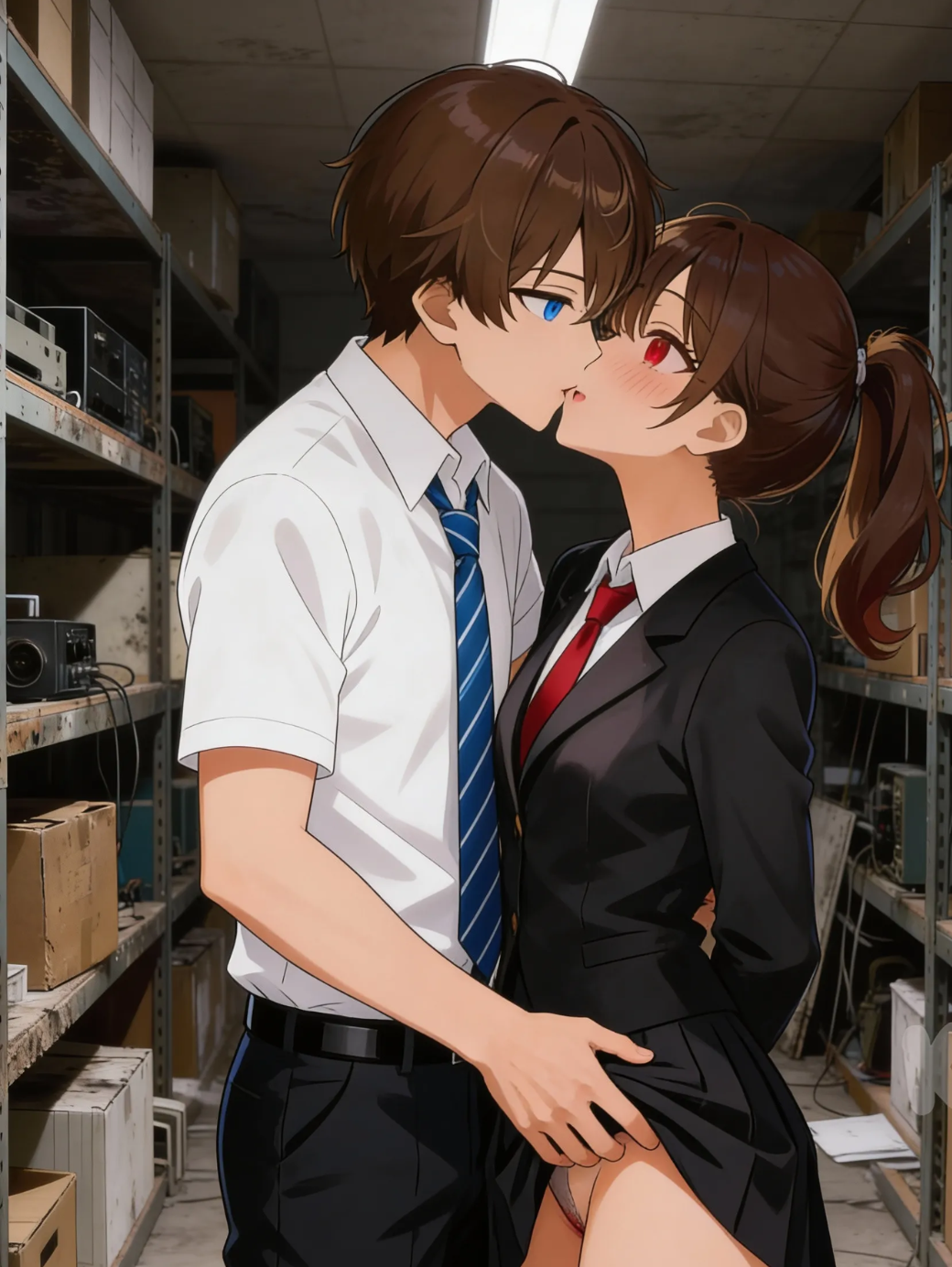 University Storage Room - Part 2 - Ethan's Secret by PullArt