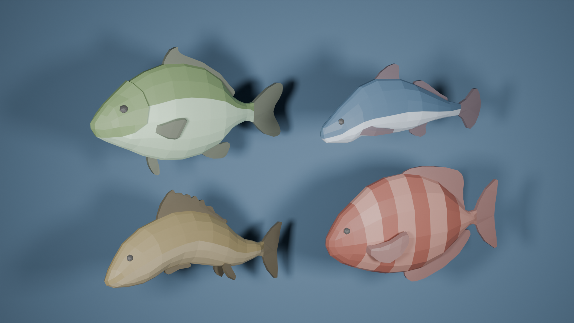 Low Poly Fishing Pack by Floreswa