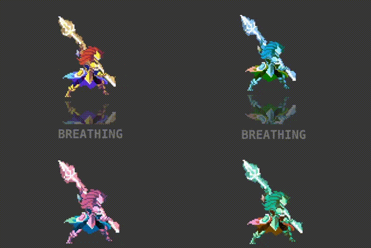 RPG Pixel Art Character - Sunbreaker by mrjones