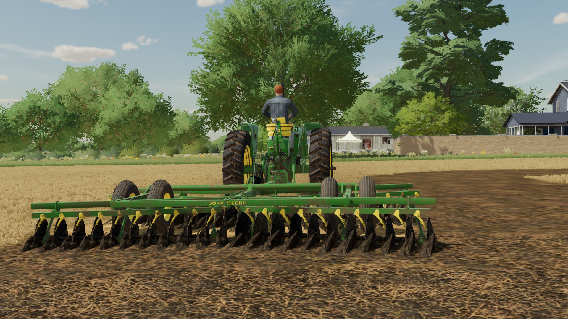John Deere BW 16' Disc Harrow - FS22 by ItsC0WB0YGamez