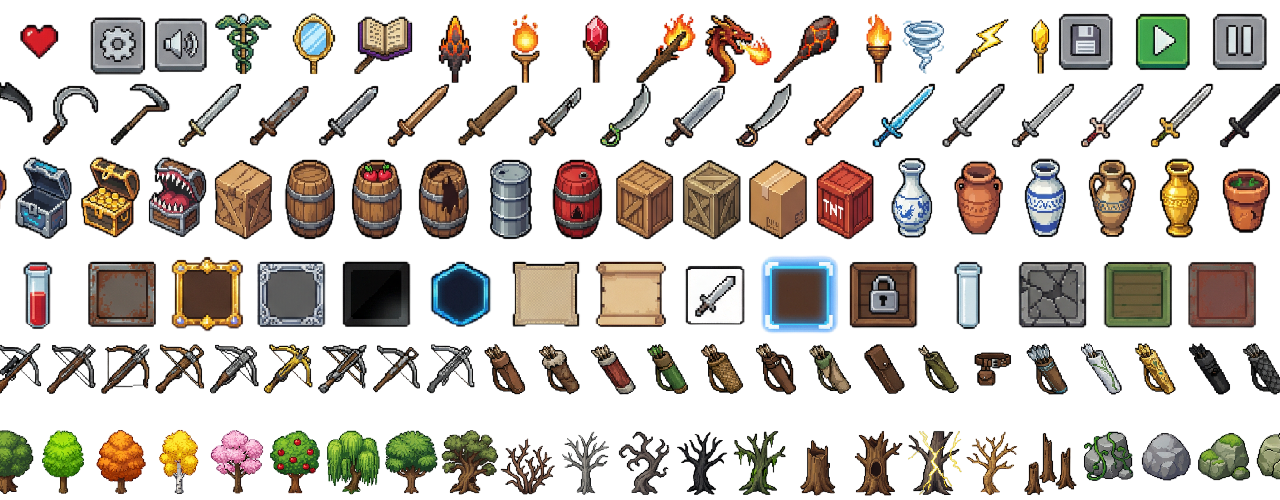 RPG Essentials: Ultimate Fantasy Icons & GUI Pack by helloiamsinan