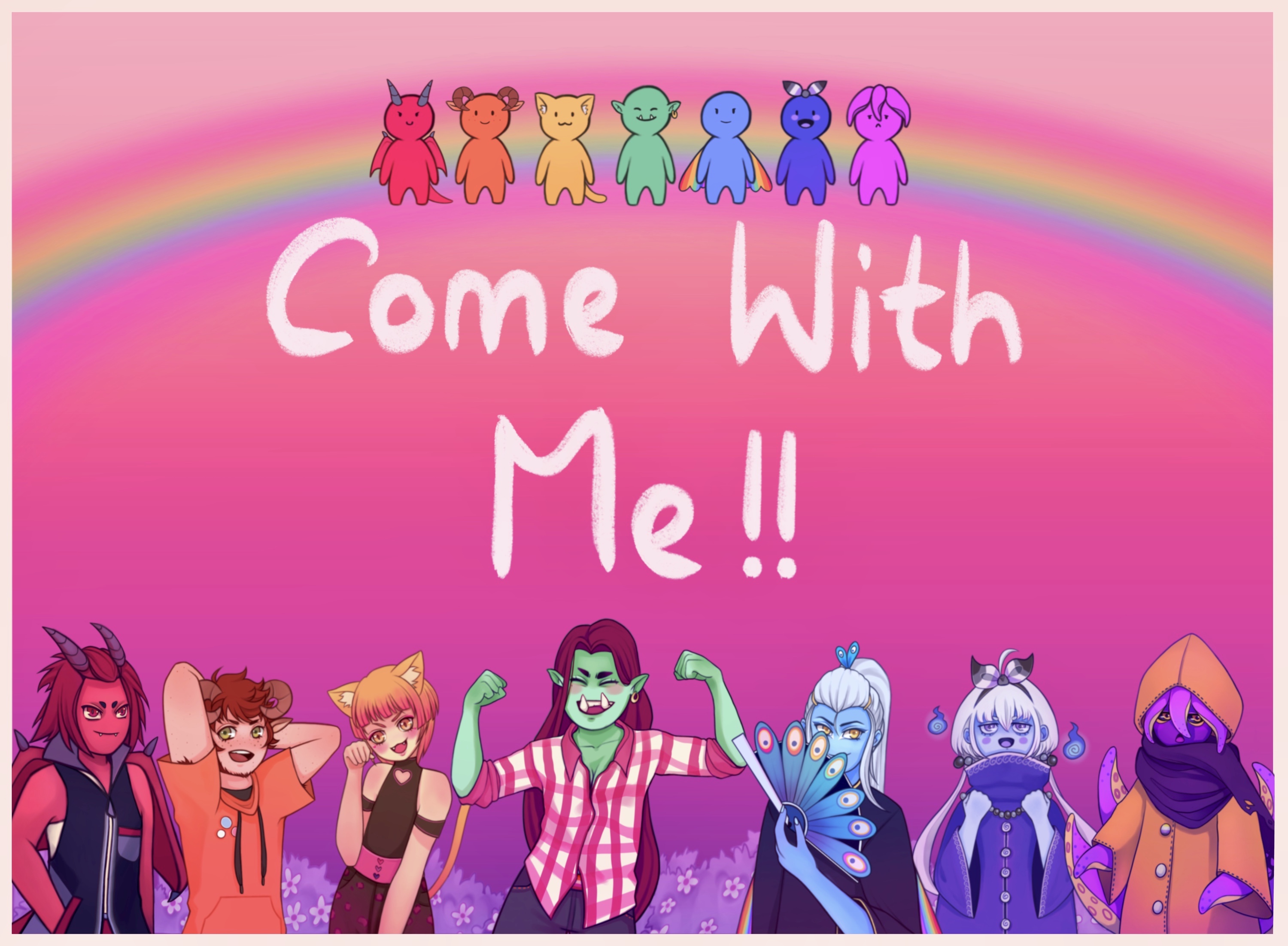 Come With Me by mango-power, Max Level Kobold, dhxmpyr for Rainbow Jam ...