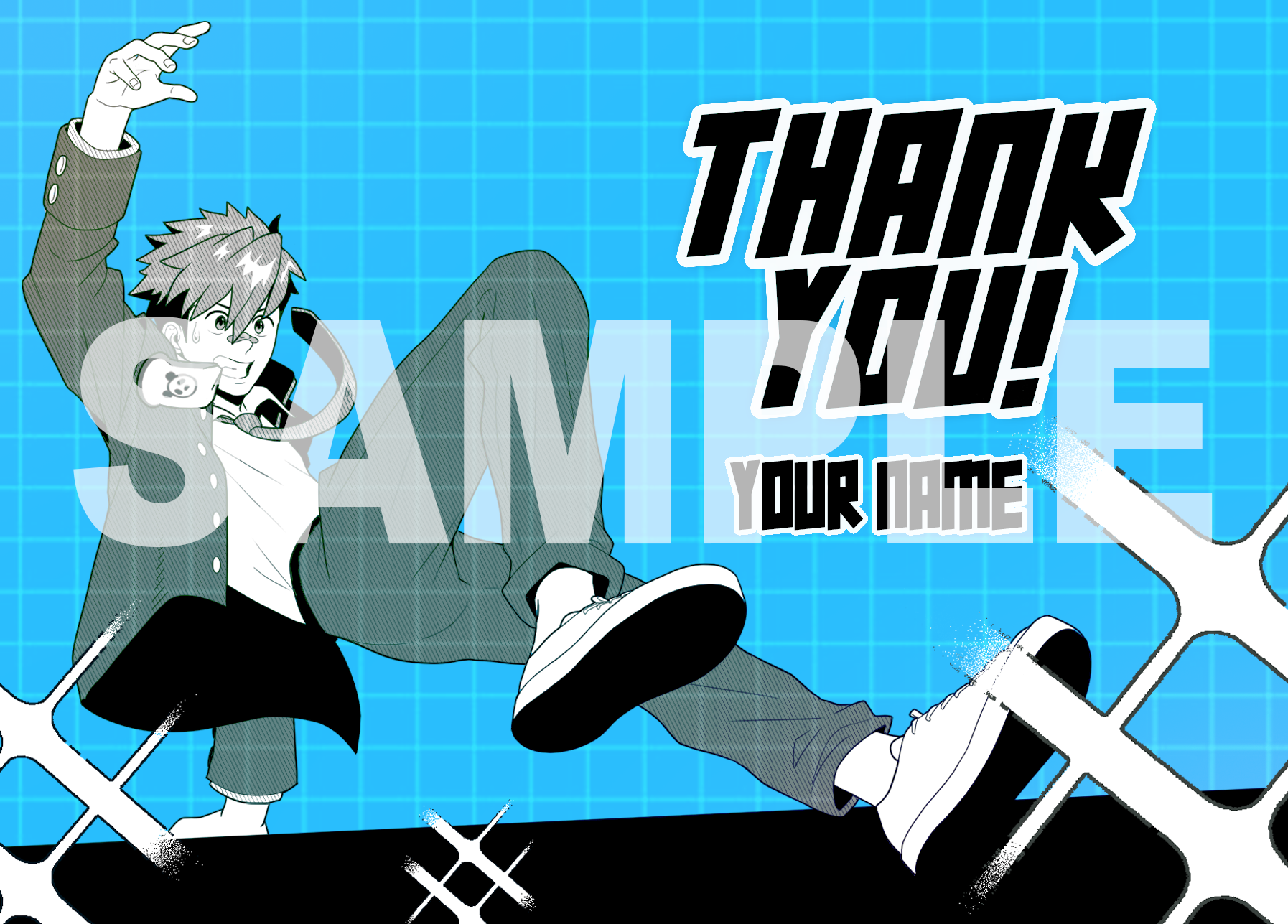 Overnight Thank You Card - Rewards - Overnight Demo by Somin